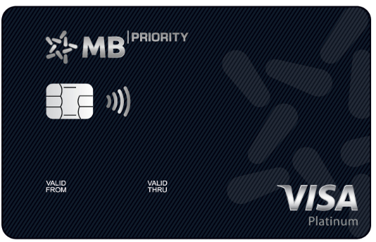 Thẻ tín dụng quốc tế MB Visa Priority Platinum