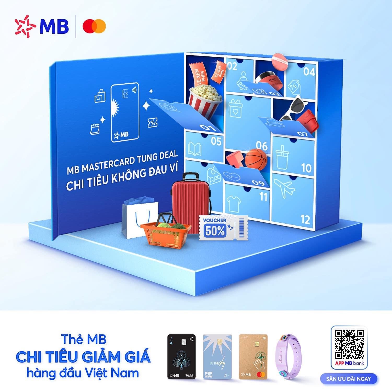 Xài thẻ MB Mastercard - 365 ngày ưu đãi